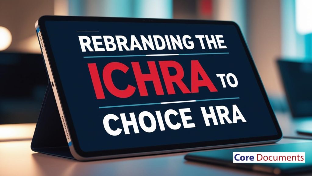 Rebranding of ICHRA to CHOICE HRA Pro & Con | Core Documents